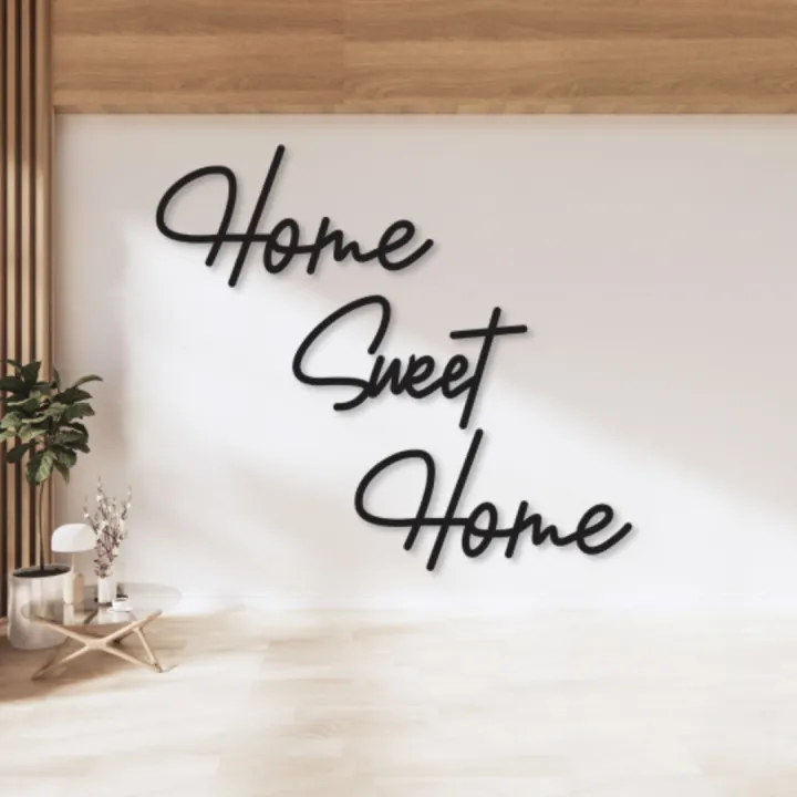 HDH Home Sweet Home decoration items I Wooden wall decoration design ...