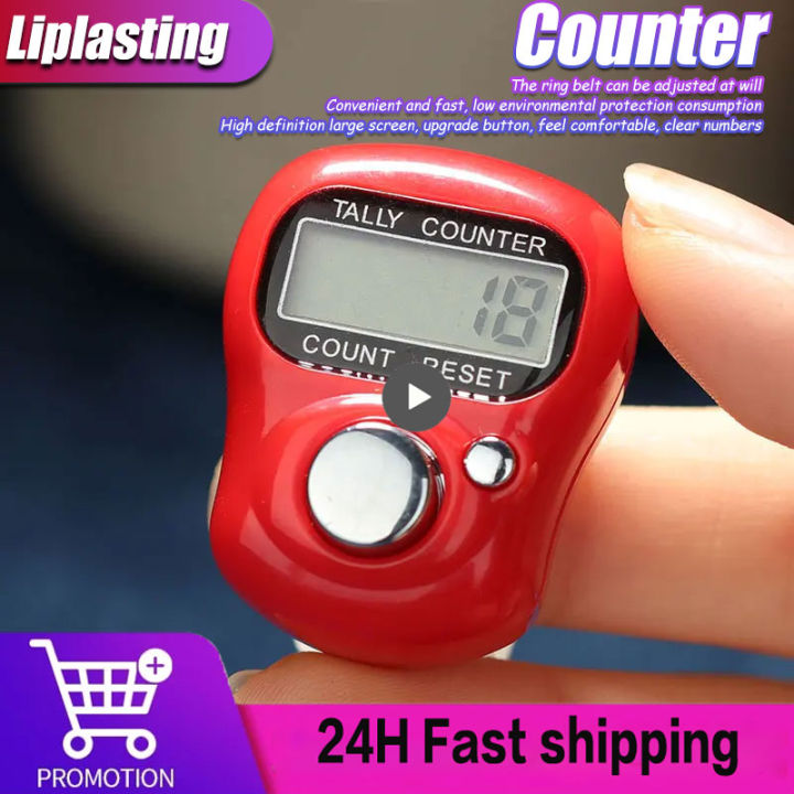 1/2PCS Electronic Digital Finger Ring Tally Counter Hand Held Knitting ...