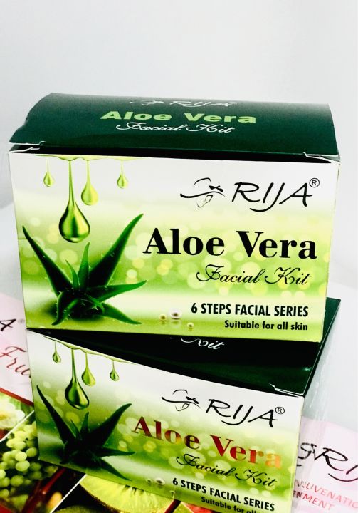 6 In 1 Aloe vera Facial kit For Skin whitening & Glowing sachets | Daraz.pk