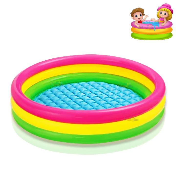 Sunset Glow Baby Swimming Pool For Kids Inflatable Kids Bath Tub For ...