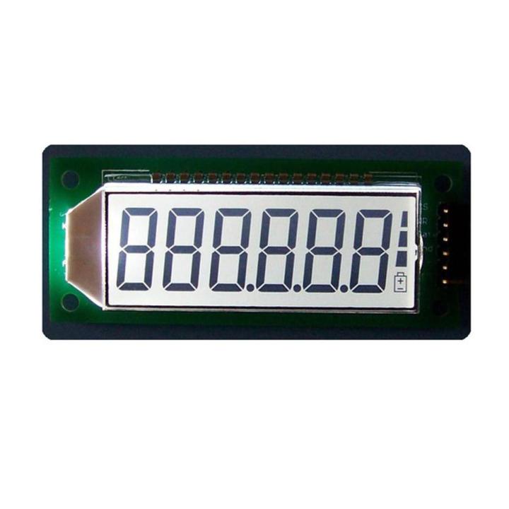 LCD Tools DIY Module 2.4 inch 6-Digit 7 Segment LCD Display Module HT1621 LCD Driver IC with ...