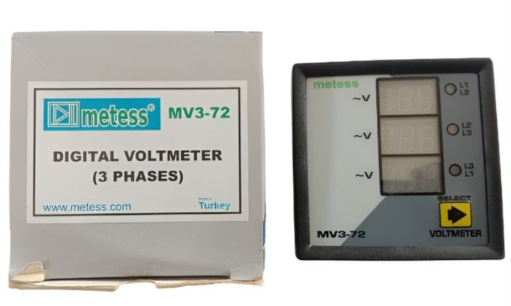 MV3 72 Digital Voltmeter 3 Phases | Daraz.pk