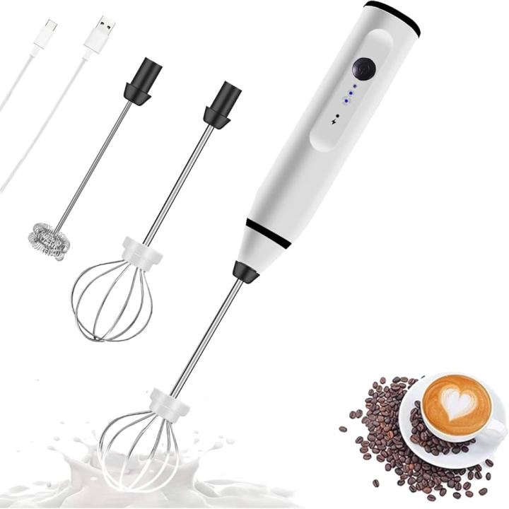 coffee beater Electric 3 Modes USB Speed Adjustable Electric Milk ...