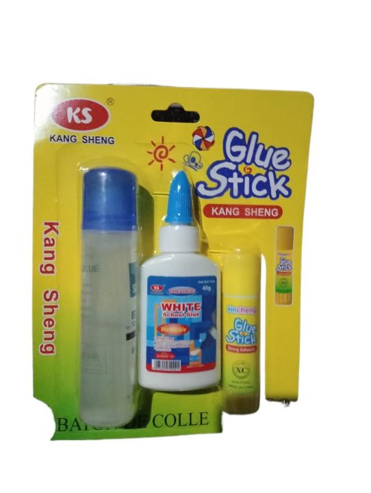 UOS Glue Stick Pack Homeschool Art and Crafts 3 Pack Liquid and Stick ...