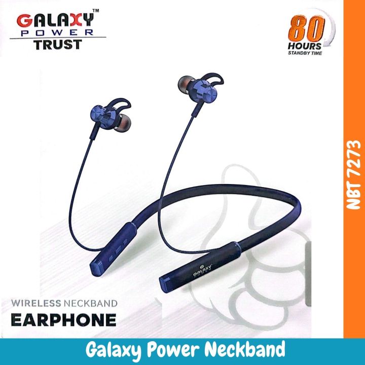 Galaxy Power Trust Neckband NBT 7273 | 80 Hours Playback | Magnetic ...