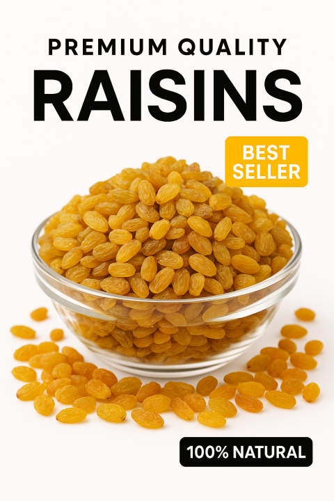 Premium Sunderkhani Kishmish Raisins 100gm – Fresh, Natural, Healthy ...