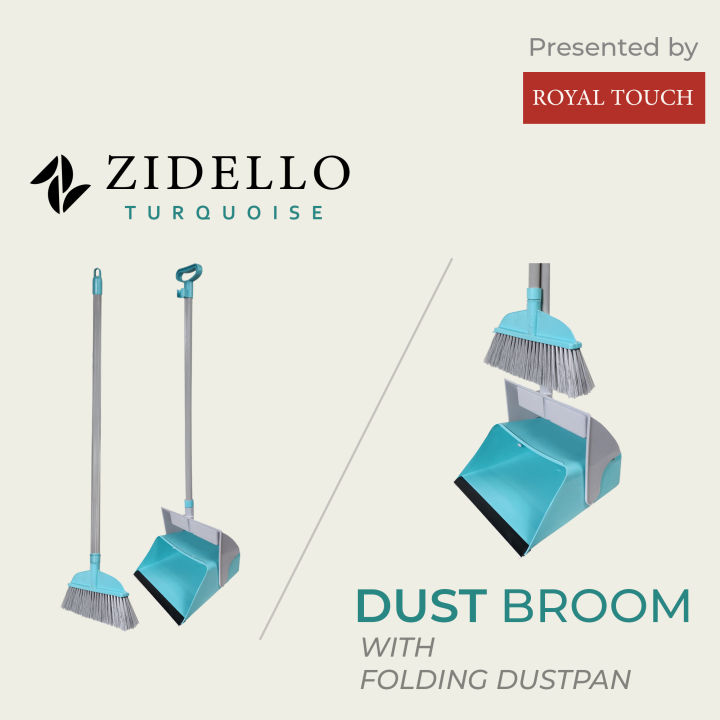 Folding Dustpan Set, Easy Floor Cleaning Broom - Dustpan with brush ...