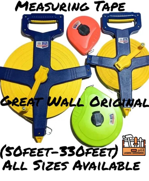 Measuring Tape 50feet to 330feet (All Sizes Available) Fiber Glass ...