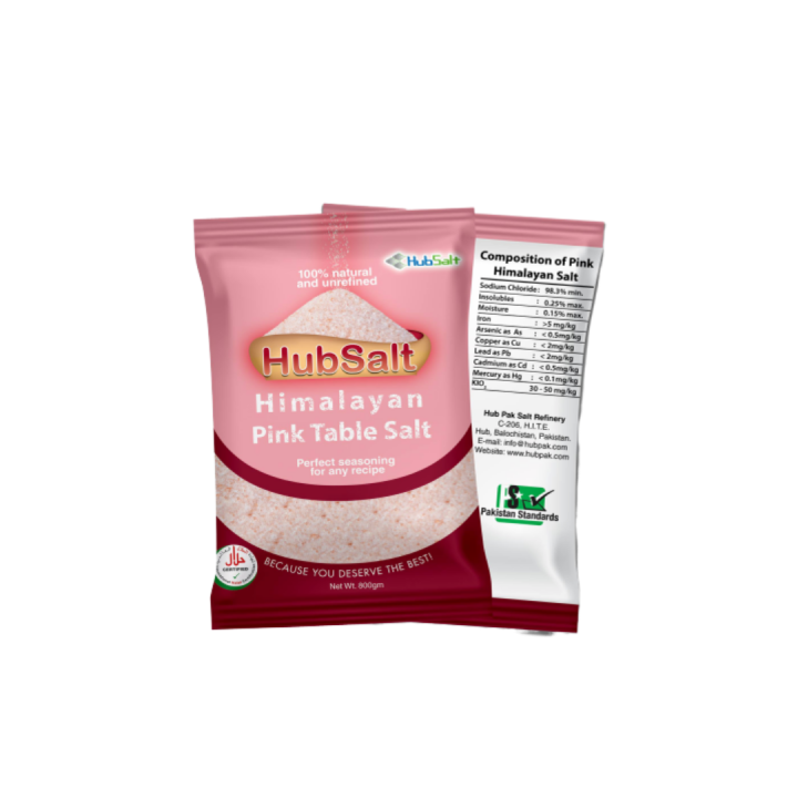Hubsalt Himalayan Pink Salt 800gm (Fine) | Daraz.pk