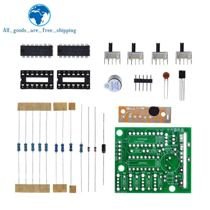 16 Music Sound Box BOX-16 Board 16-Tone Electronic Module DIY Kit Parts ...
