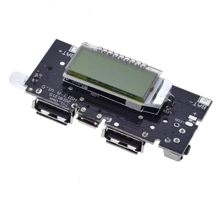 LCD Display Dual USB 5V 1A 2.1A Mobile Power Bank Circuit Module | Daraz.pk