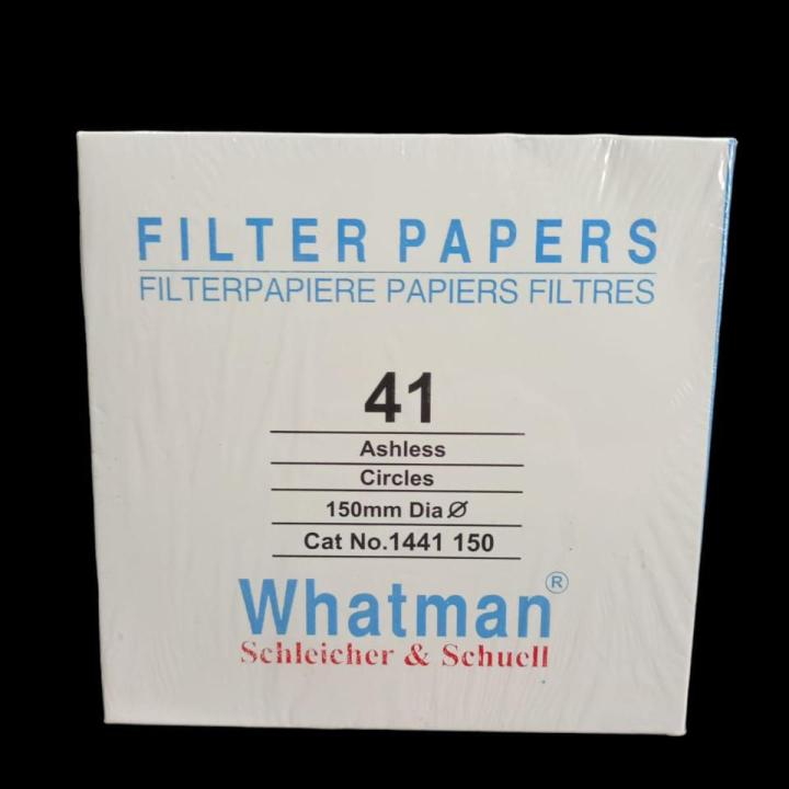 Whatman Grade 41 Fast Ashless Filter Paper, 150 mm Circle 100 Pack ...