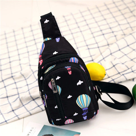 2024New Chest Bag Women's Crossbody Bag One Shoulder Sports Canvas ...