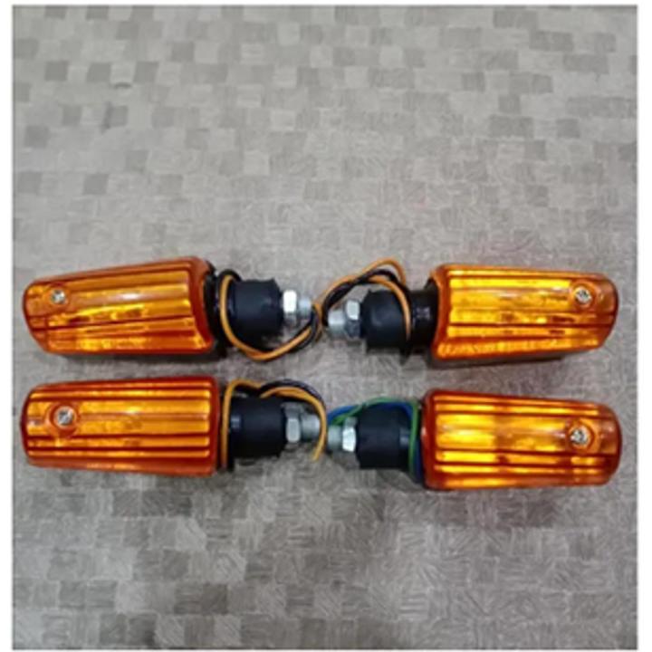 Fancy indicator for Bike Mini size flexible unbreakable yellow color 4 ...