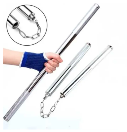 Classical Bruce Lee Nunchaku – Martial Arts Training Practice Metal ...