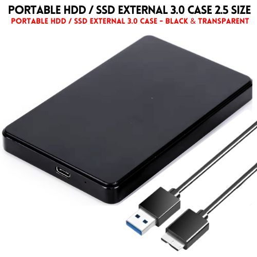 USB 3.0 Portable HDD - SSD 2.5" Hardrive External Case - 2.5" Hard ...