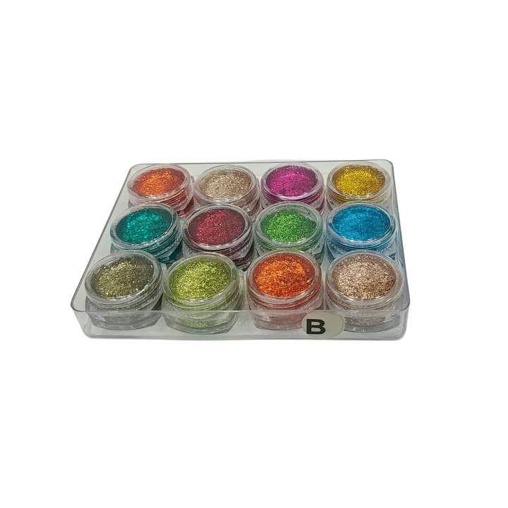 GLITTER EYESHADOW (12 COLORS) | Daraz.pk