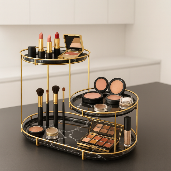 Cosmetic Organizers Makeup Organizers with mdf sheet | Daraz.pk