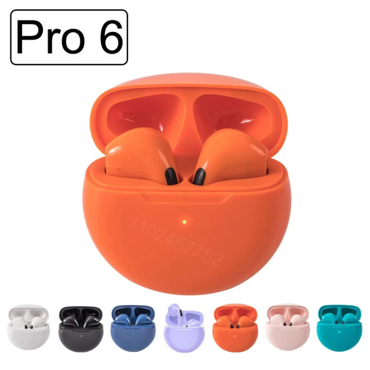2024 New pro6 Bluetooth Headset J6 Wireless Waterproof in-Ear Hall Mini ...