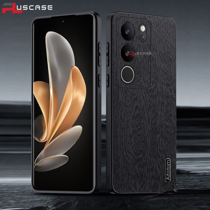 PlusCase for Vivo V29 / S17 / S17 Pro 5G Tree Pattern Soft Frame Ultra ...