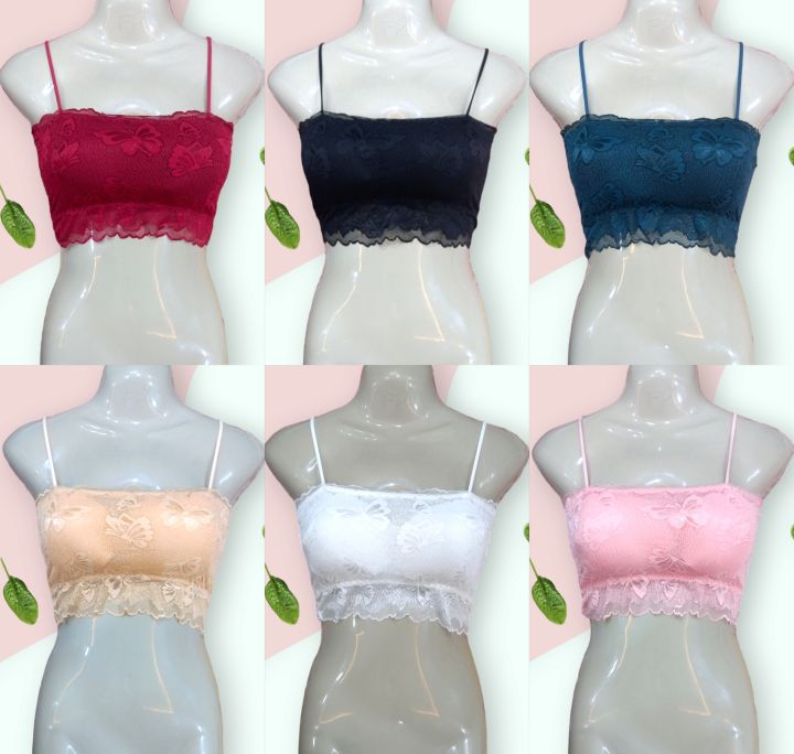 Women's Lace Floral Bralette Bra, Stylish & Trendy | Daraz.pk