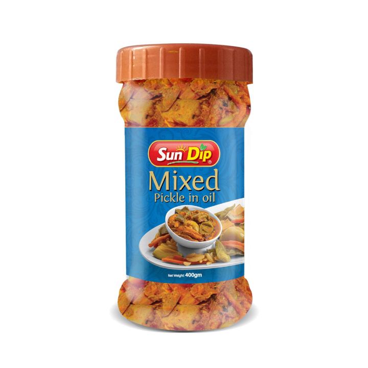 Sundip Mixed Pickle in Oil 400gm | Daraz.pk
