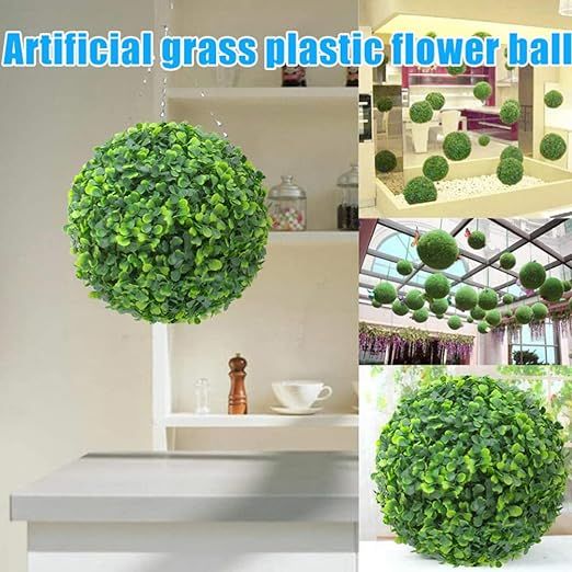 Artificial Grass Ball Artificial Grass Dome Ball Plants Multiple Sizes ...