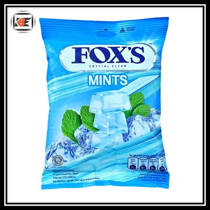 Fox’s Crystal Clear Candy Fruits Flavored (Full Pack) 90gm Imported ...