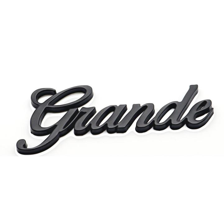 MATTE BLACK Grande Altis REAR TRUNK LETTERS BADGE EMBLEM FOR Toyota ...
