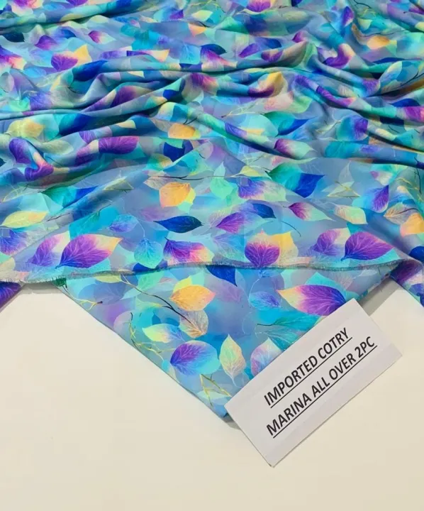 2pc UnStitched Winter All Over Digital Print Premium Quality Marina ...