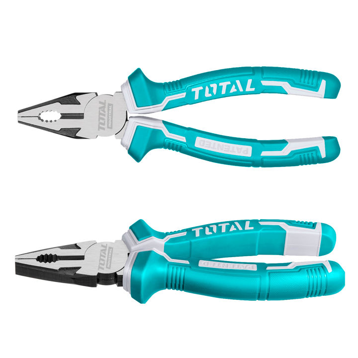 TOTAL 200mm Cr-V Combination Pliers with Two Color Handle THT210806 | Daraz.pk
