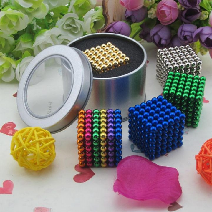 5mm Interesting Children Kids Bucky Ball Cube 216 Iron Ball Educational ...