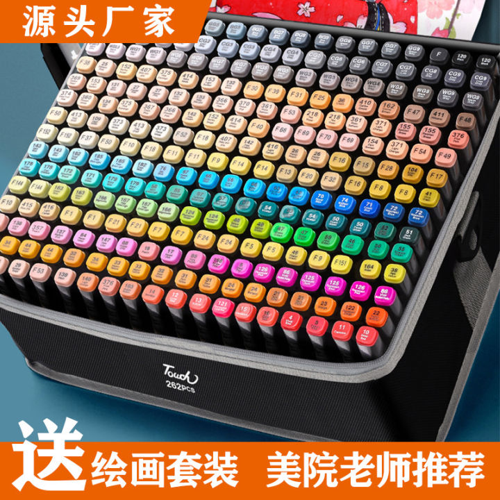 Touch Marker Pen Set 48 Colors 60 Colors 262 Colors Watercolor Pen ...