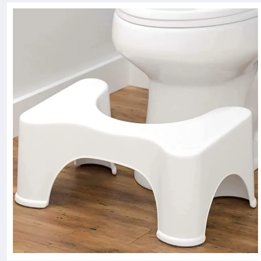 Comfortable Non-Slip Squatting Toilet Bathroom Seat Foot Rest Stool for ...