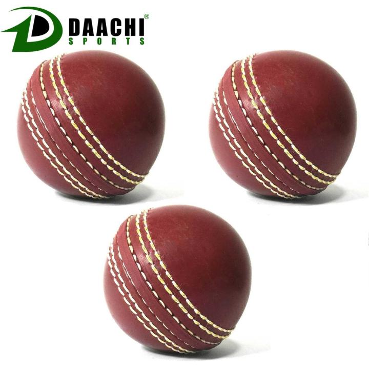 Pack of 3 Daachi Practice ball, Sports Soft Rubber Cricket Training ...
