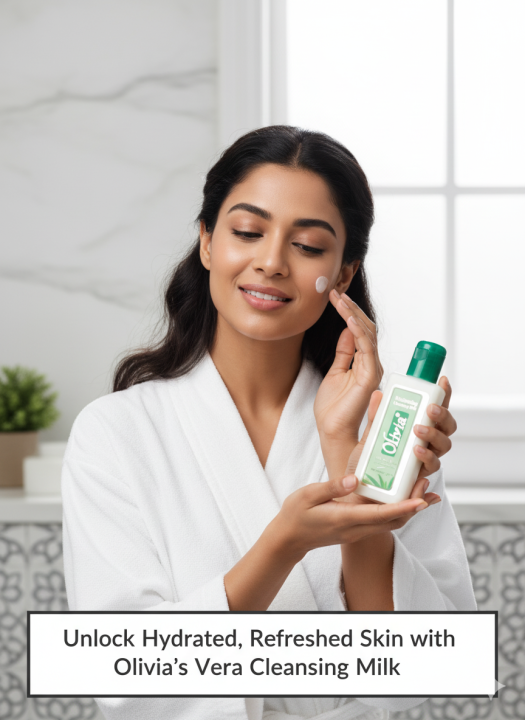 Olivia Moisturizing Cleansing Milk Lotion - 220ml | Daraz.pk