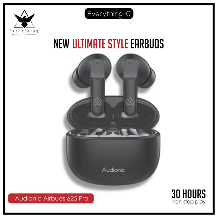 Airbud 625 Pro Quad Mic, ENC Wireless Earbuds, Gaming mode Low Latency ...