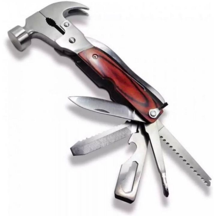10 in 1 Portable Multi tool Hammer Emergency Escape Stainless Steel ...
