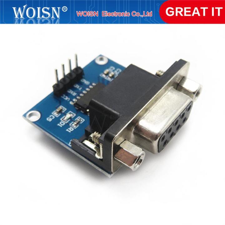 1pcs/lot MAX3232 RS232 to TTL Serial Port Converter Module DB9 Connector MAX232 In Stock | Daraz.pk