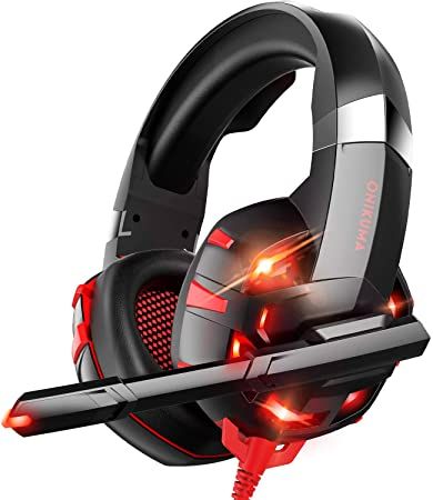 Onikuma K2 PRO Gaming Headset with 7.1 Surround Sound Stereo with Noise ...