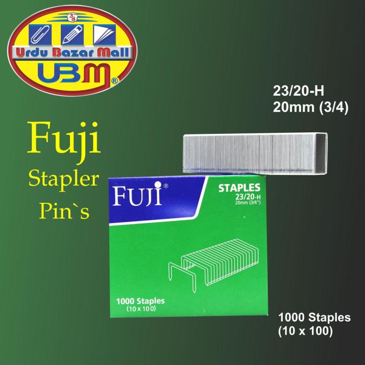 Fuji Stapler Pins 23/20 -H 20mm (3/4"inch) (1000 Staples ) | Daraz.pk