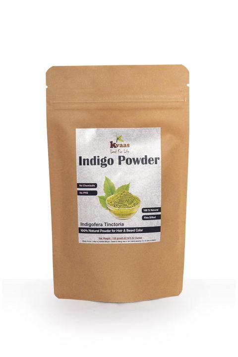 Indigo Powder | (100 g) | Indigofera Tinctoria/Neel | Natural & Pure ...