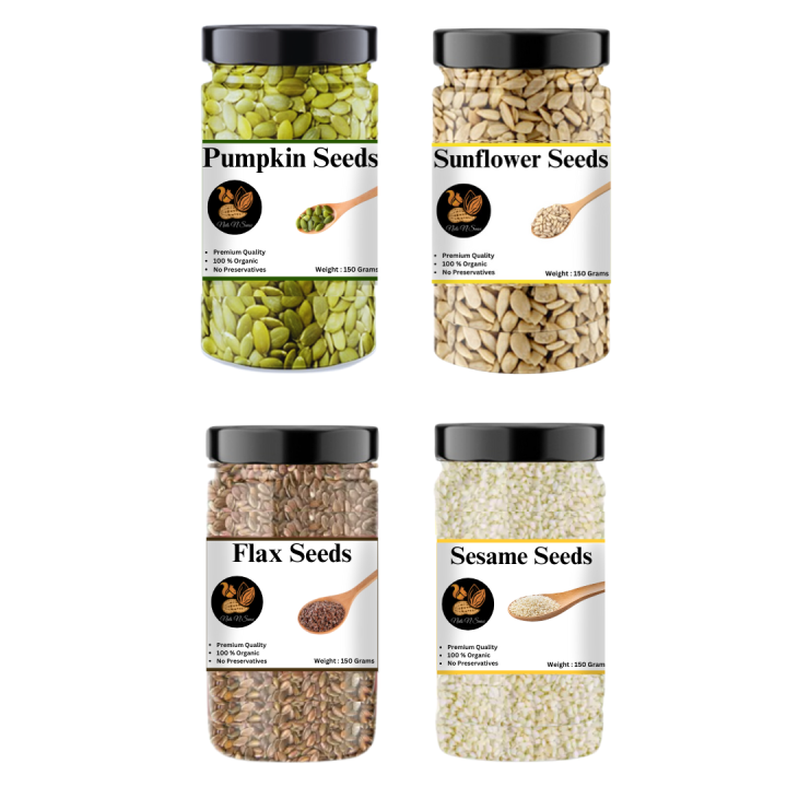 Seed Cycle For PCOS Kit 150 grams each | Imported | Premium Quality ...