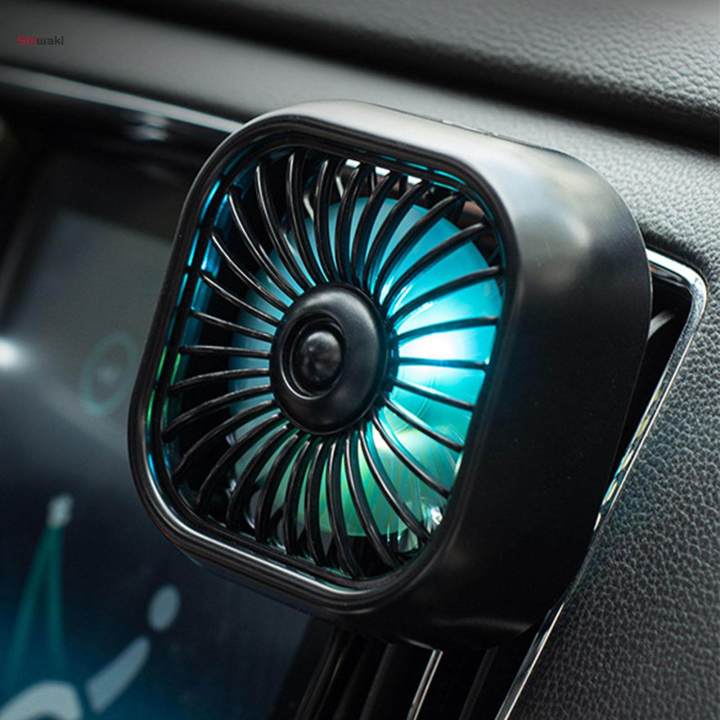 Small Car Cooling Fan 3 Speeds Adjustable Mini Portable Fan for Truck ...