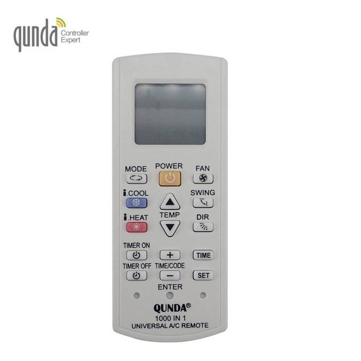 Universal Remote AC Split & Inverted with LCD 1000 In 1 | Daraz.pk