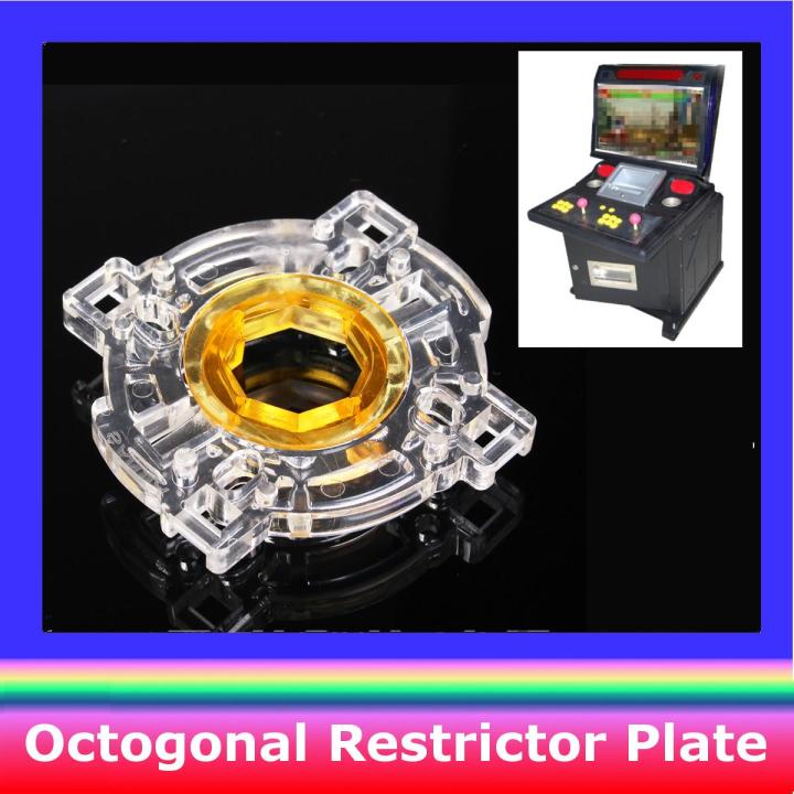Clear Octagonal Joystick Restrictor Plate Sanwa JLF Series Joysticks ...