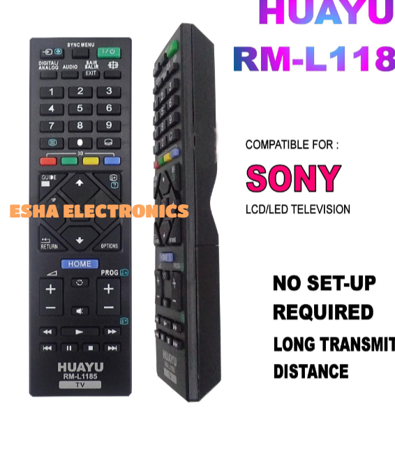 SONY Universal Remote For LED & LCD TV HUAYU RM-L1185 | Daraz.pk