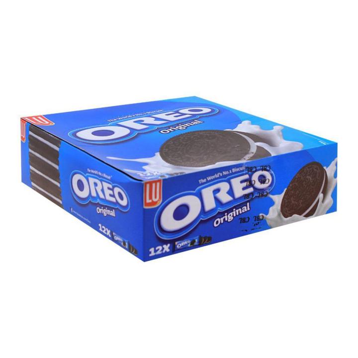 Oreo Original Biscuits, 29.4g, 12 Packs (3 Biscuits Per Pack) 2 boxes ...