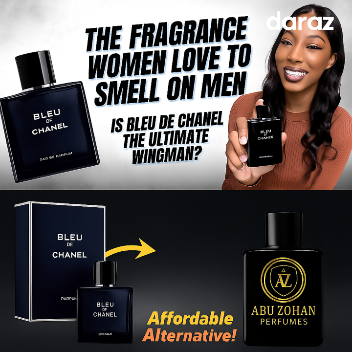 Azraq Oud – Inspired by Bleu de Chanel | Bold & Sophisticated Men's Perfume | Daraz.pk