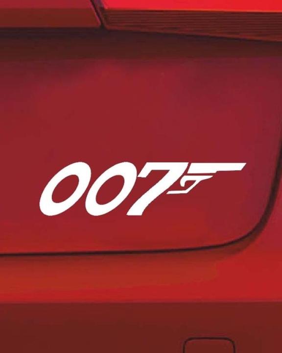 6"X1.3" Cool Movie James Bond Logo "007" car sticker and decal vinyl ...